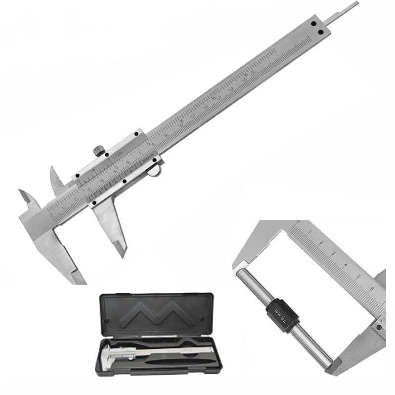 Vernier 4 Caliper Steel Gauge Metal Calipers Measuring Instruments ...