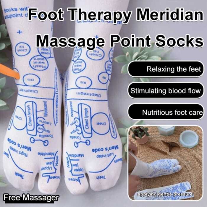 Meridian Heirloom Foot Acupuncture Points Massage Soc | Shopee Philippines