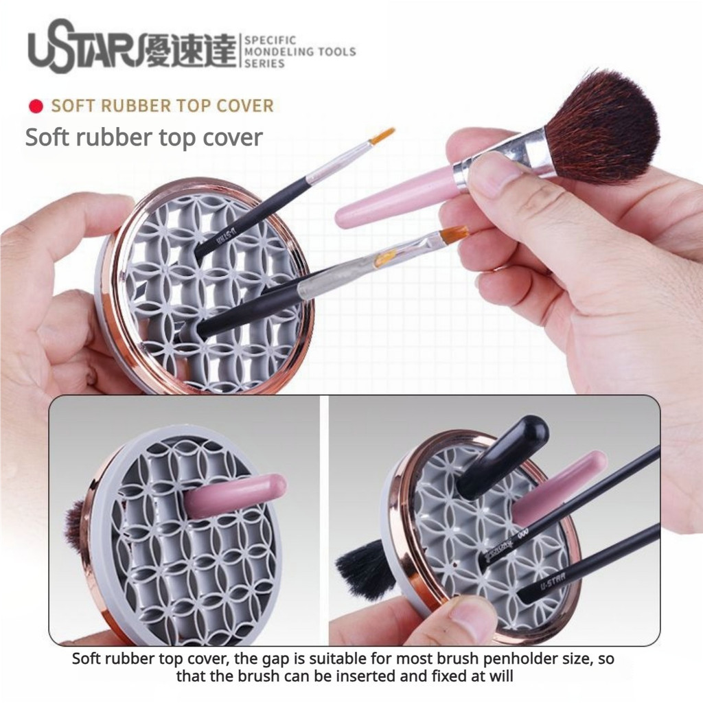 Ustar UA-90931 Brush Cleaning Machine Clean Up Model Painting Brush ...