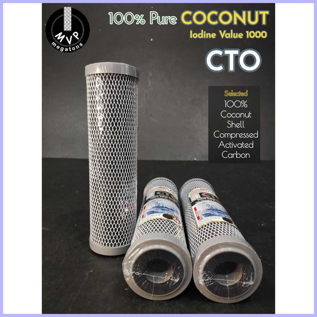 Pure Coconut Shell CTO Iodine Number 1000 Compressed Activated Carbon ...