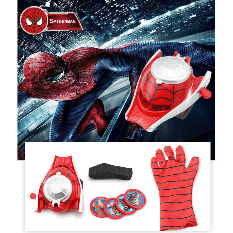 Avengers 's Iron Man Captain America Spider-Man Hulk Card launcher ...