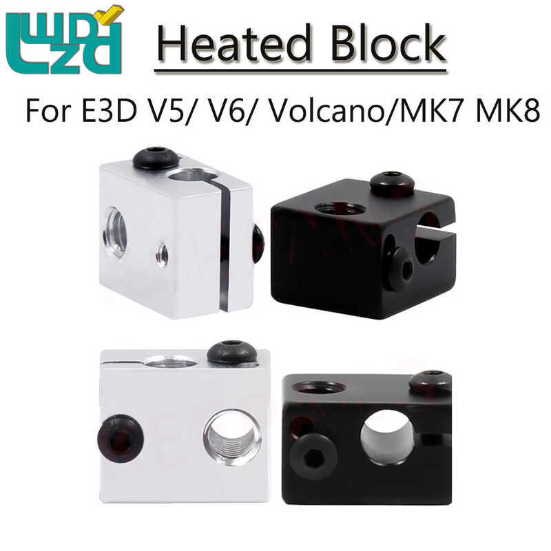 Heat E D V Heated Block For Ender Extruder Prusa Reprap J head Hotend ...