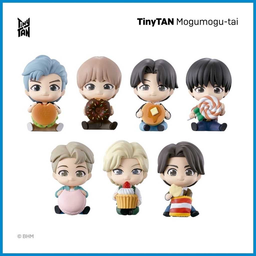 ♒ ♂ BTS Tinytan Mogumogu-tai Figure Jungkook Jin Jimin Suga Jhope V RM Bandai | Shopee Philippines
