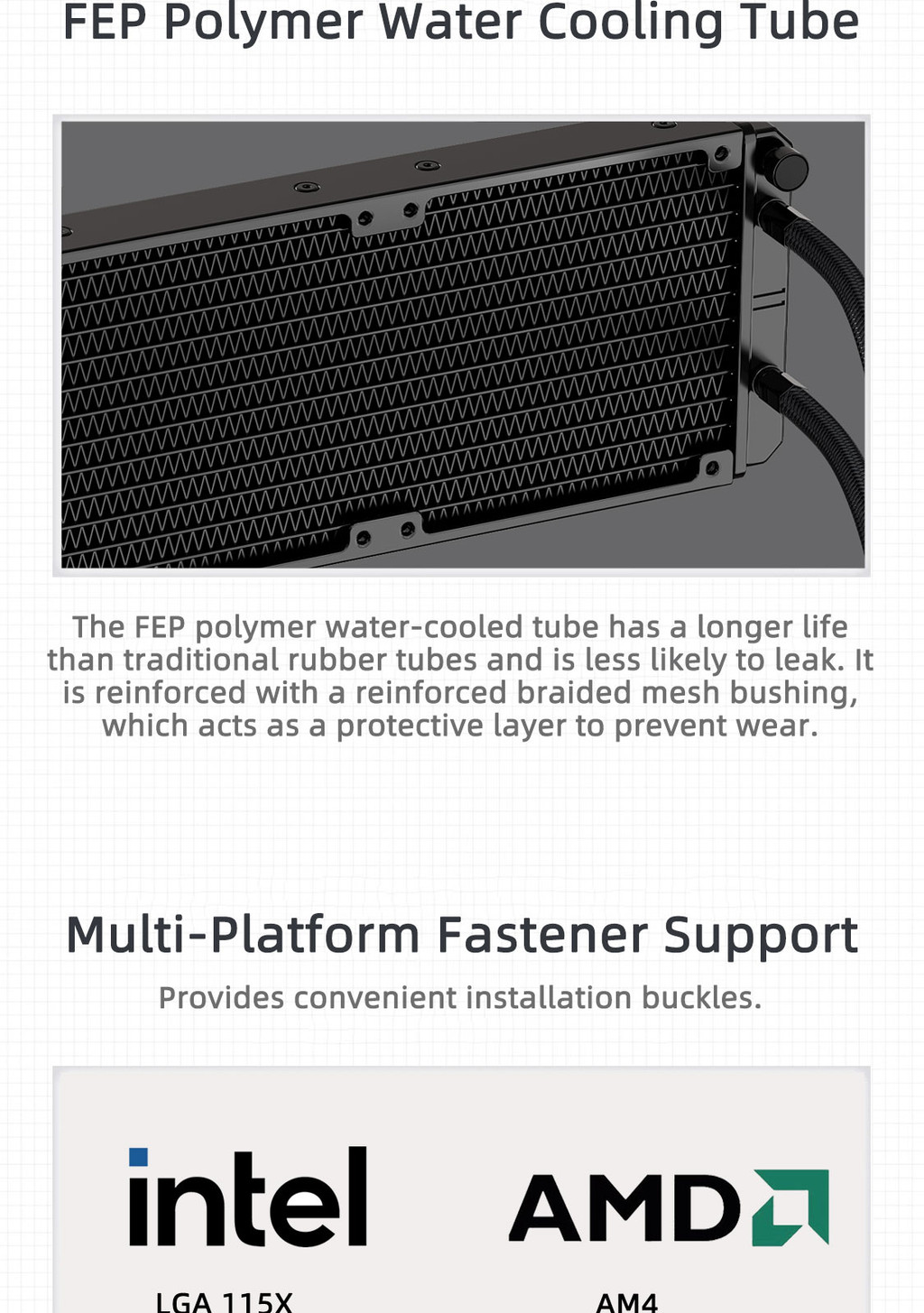 TEUCER Neon Armor 360mm Water Cooling Radiator X99 Motherboard CPU ...