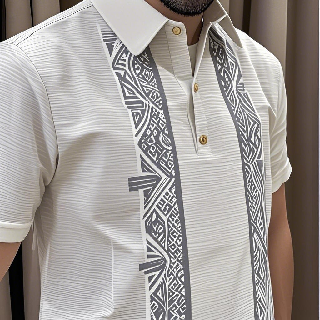2025 new Pinya Jusilyn Polo Barong POLO Short Sleeves Full Open ...