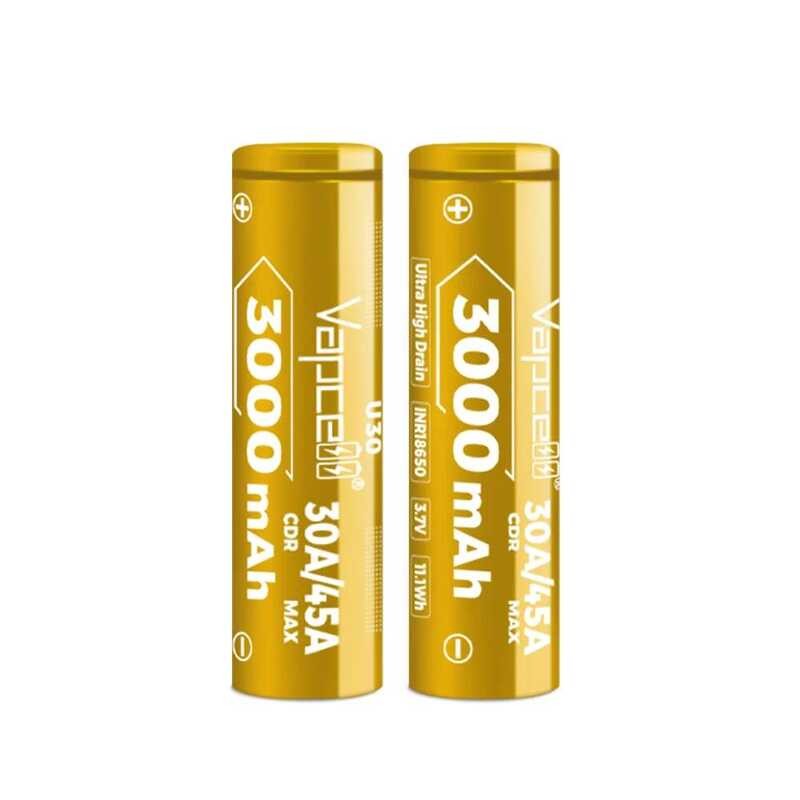 Ultra Low Internal Ance And Strongest Power Vapcell 18650 U30 3000Mah ...
