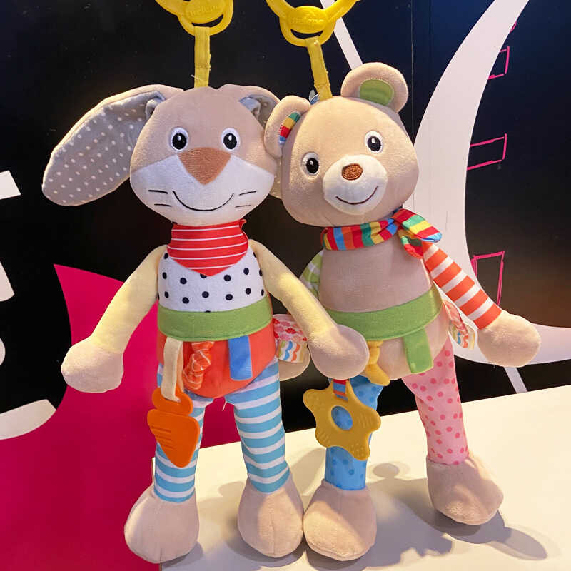 ing Toy Rabbit Teddy Bear Doll Pendant 0-3 Years Old Baby Doll Early ...