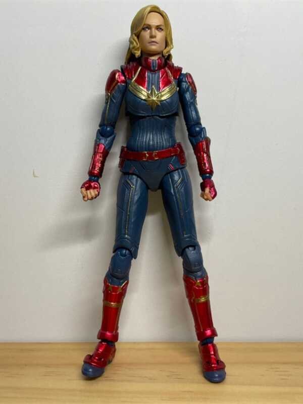 Anime Avengers 4 SHF Captain Marvel Final Battle Box Set Handmade Model ...