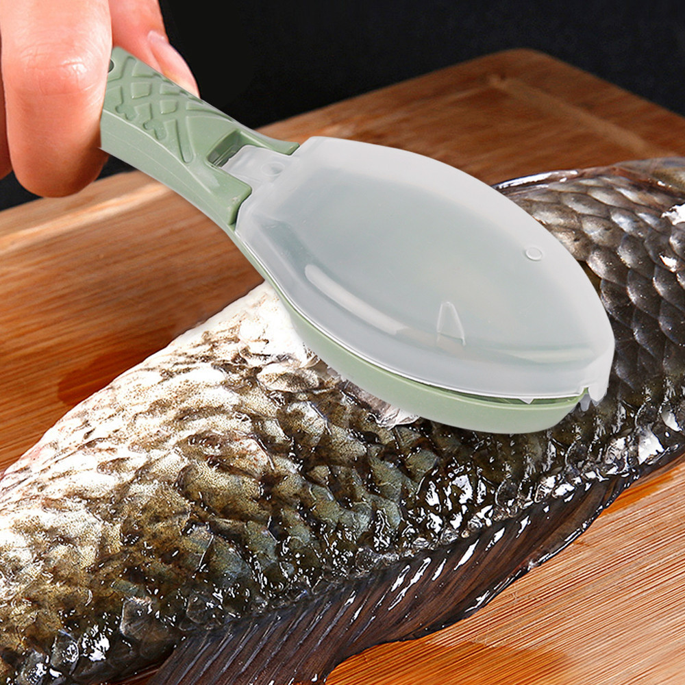 Practical Stainless Steel Fish Scale Knife Fast Remove Fish Skin ...