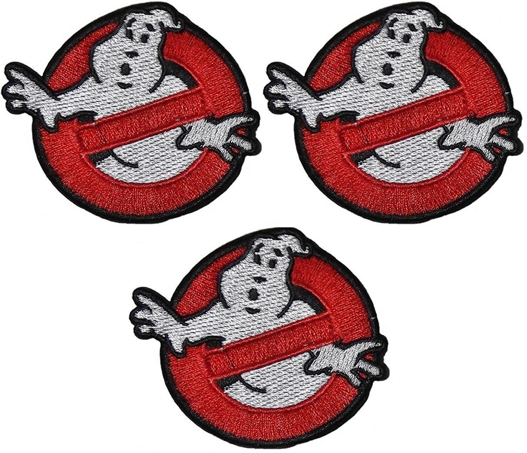 Halloween Ghostbuster Patch Embroidered And PVC Patch Applique No Ghost ...