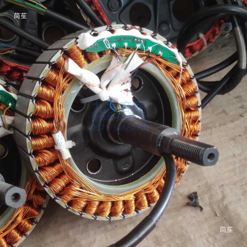 Electric vehicle rear wheel hub motor accessories motor core stator ...