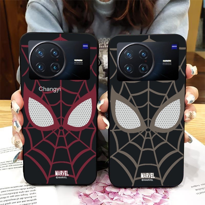 Casing VIVO X Note Casing Kasus telefon Silicone Spider Man | Shopee ...