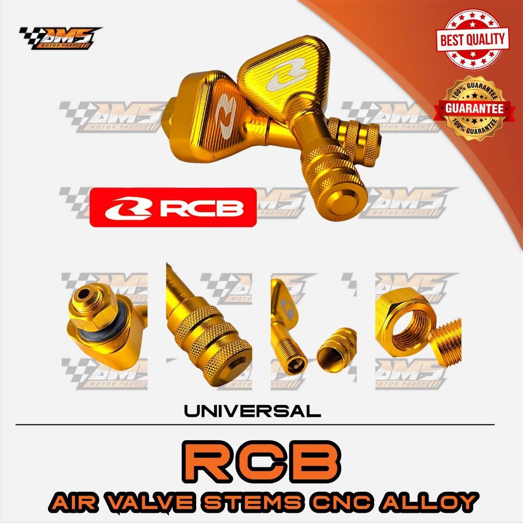 UNIVERSAL RCB AIR VALVE STEMS CNC ALLOY | Shopee Philippines