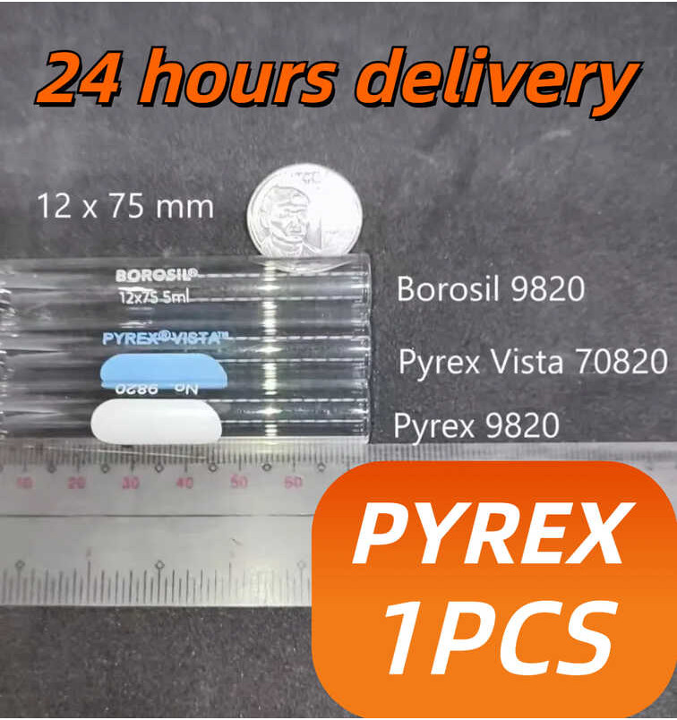 Original PYREX test tube, borosilicate high temperature resistant test ...