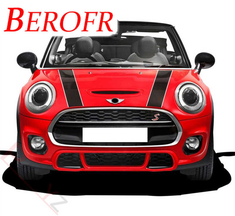 Styg Car Door Side Skirt Sticker Body Stripes Hood Decal For Mini ...