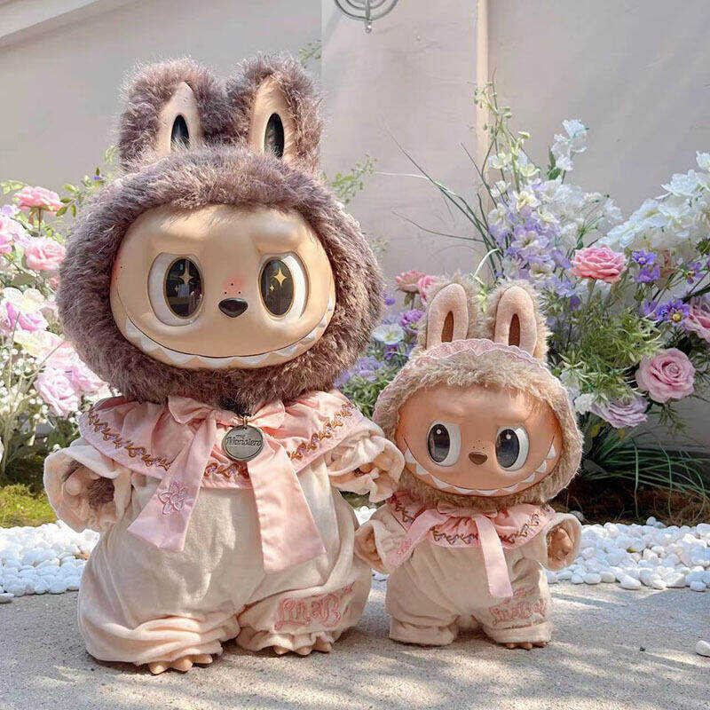 LY 58Cm Automobiles Curtain Large Vinyl Labubu Doll Dress For Zimomo ...