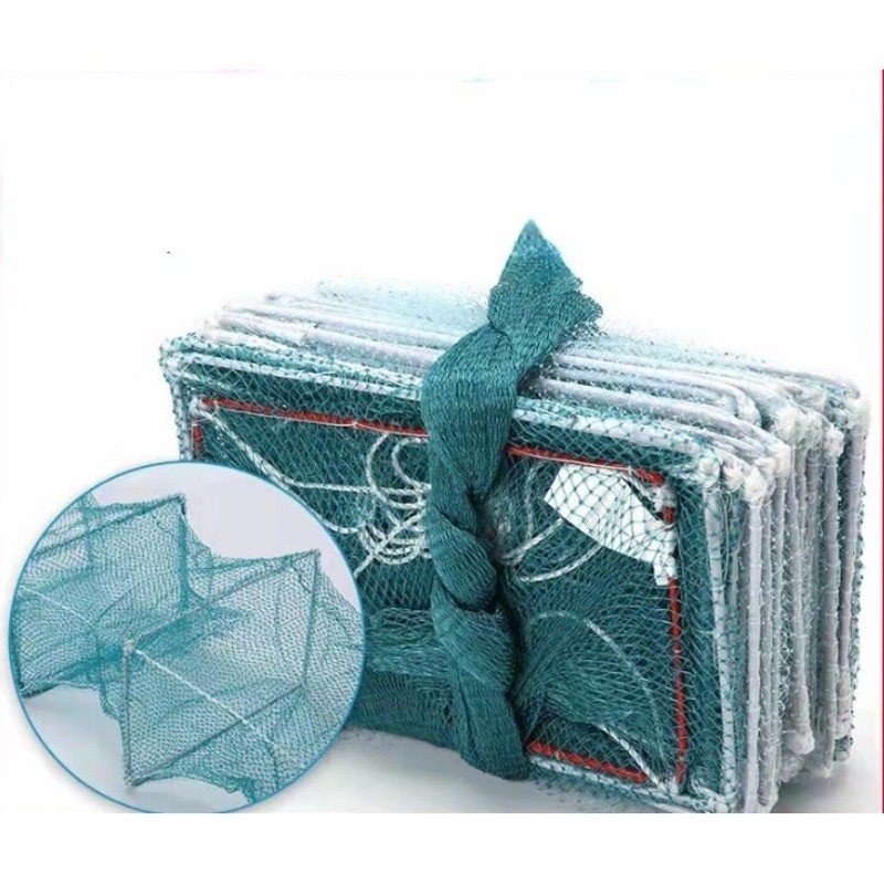 5m Shrimp Cage Fishing Net Lobster Fish Breeding Net Folding Fishnet 17 ...