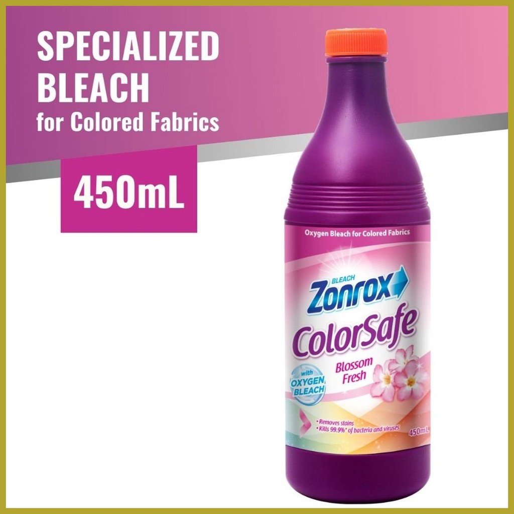 ♠ ♀ Zonrox Bleach Color Safe Blossom Fresh 450ml | Shopee Philippines