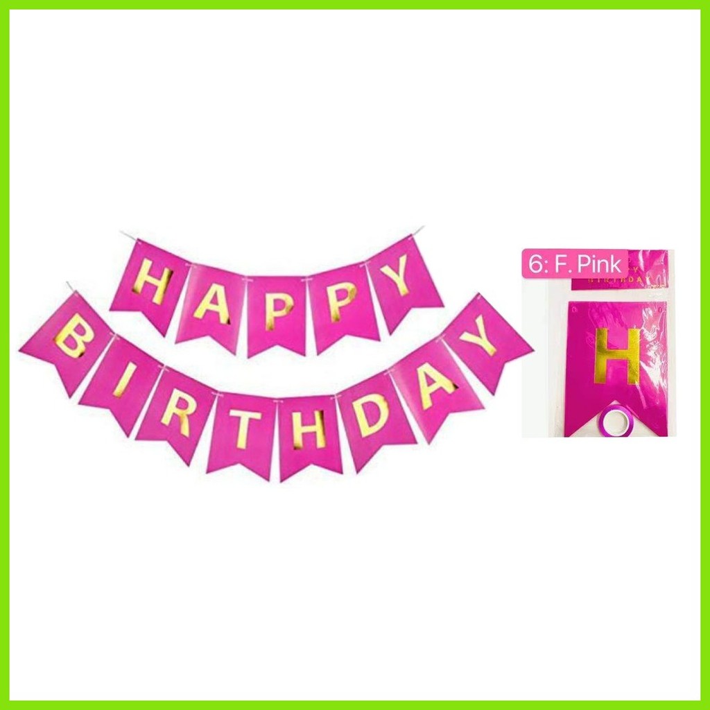 Simple Plain Violet Purple Happy Birthday Banner for Purple Theme Party ...