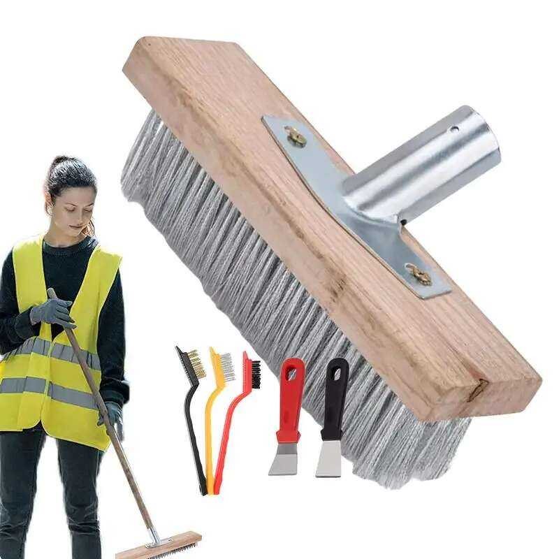 Wire Heavy-Duty Head Push Outdoor Metal Broom Base | Shopee Philippines
