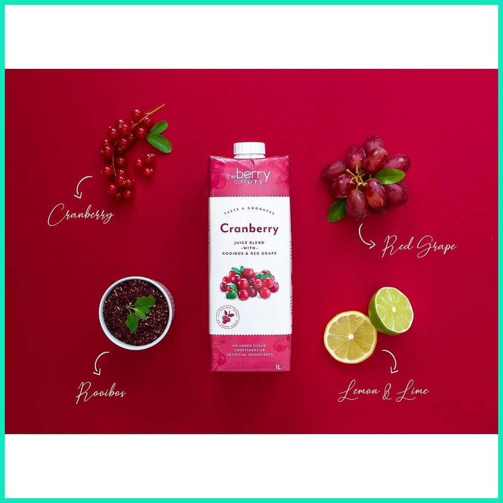 ♂ ۞ The Berry Company No Sugar Added Cranberry Juice 1L (No Sugar Added ...