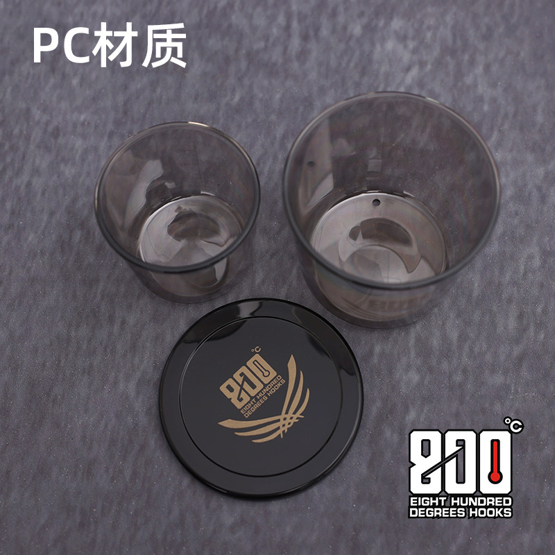 2PCS Measuring Cup Two-Piece Set Black Pit Competitive Leisure Open ...