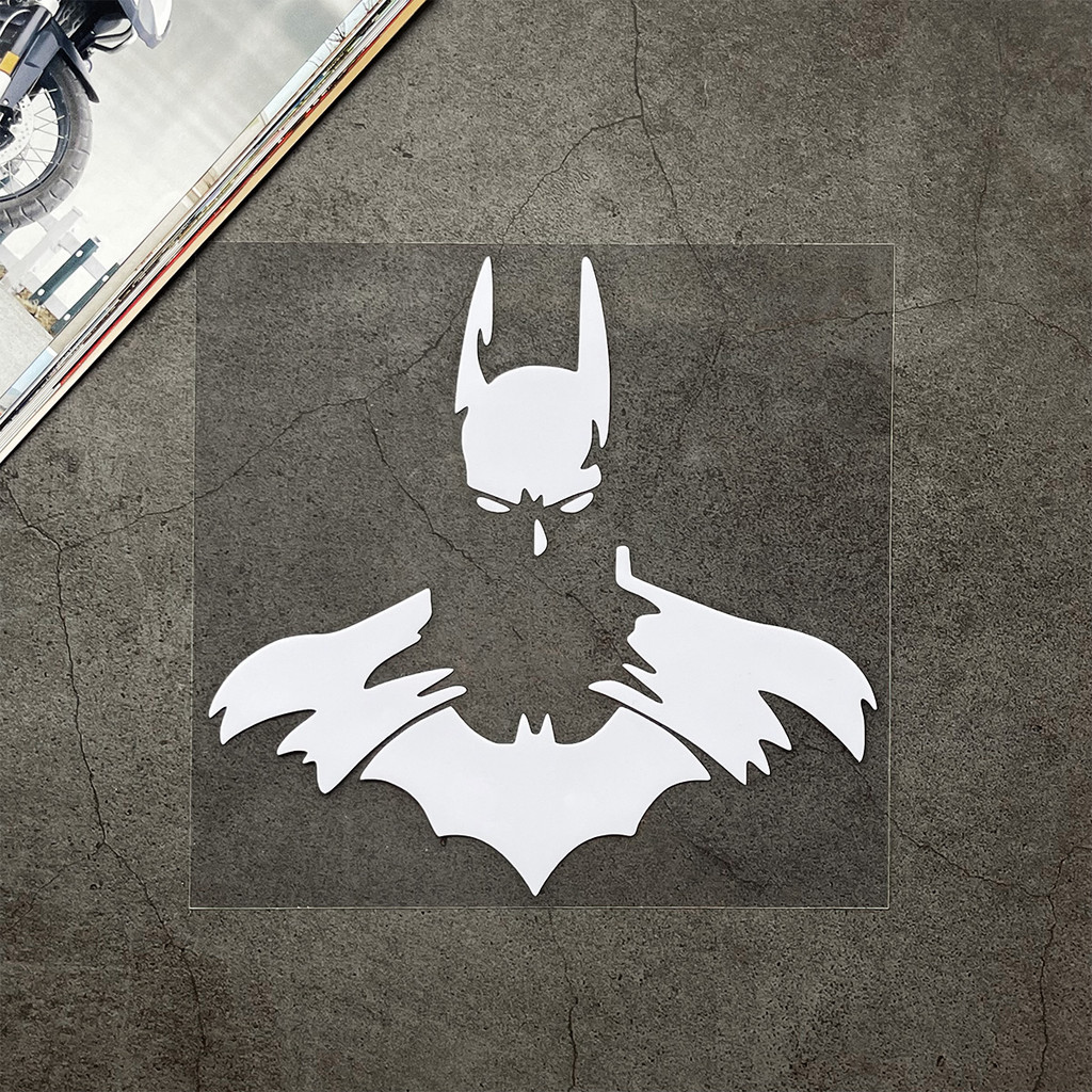 Cartoon Cool Batman Car Sticker Reflective Car Window Door Windshield ...