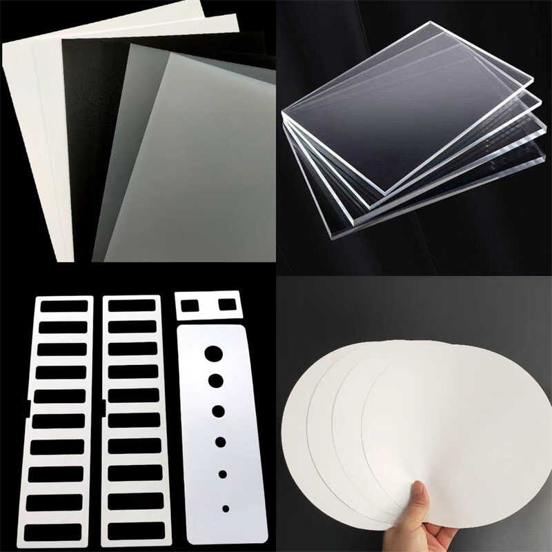 Transparent PVC plastic hard sheet, black PP frosted sheet, PET ...