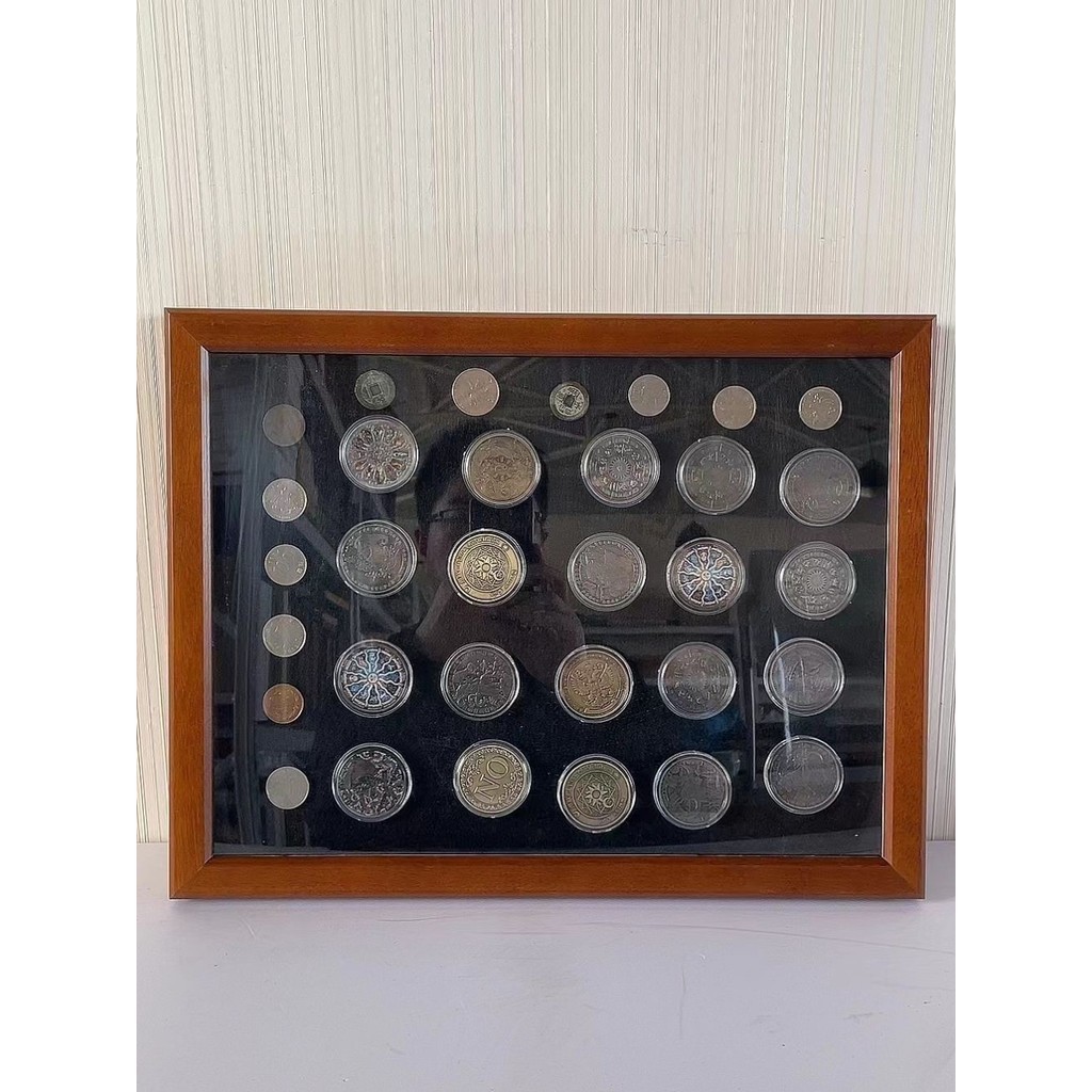 Commemorative Coin Display Frame Gold Coin Badge Coin Wall Hanging ...