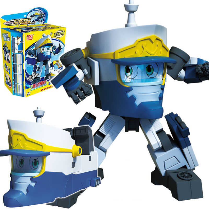 LY ABS Big China High-Speed Railway Er Train Robot Transformation Toy ...
