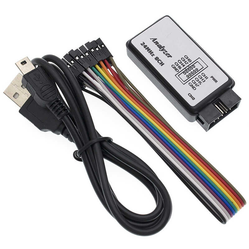 SK USB 24Mhz 8 Channel 24M/Seconds Deber Para Sa ARM FPGA Analyzer ...