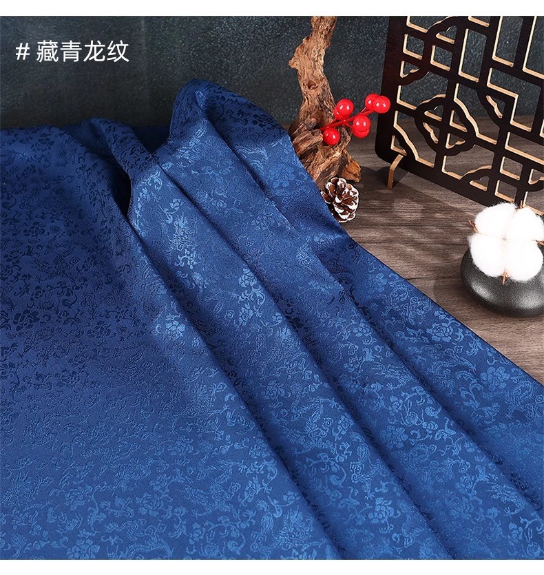 China satin Brocade fabric Dragon pattern jacquard fabric DIY for ...