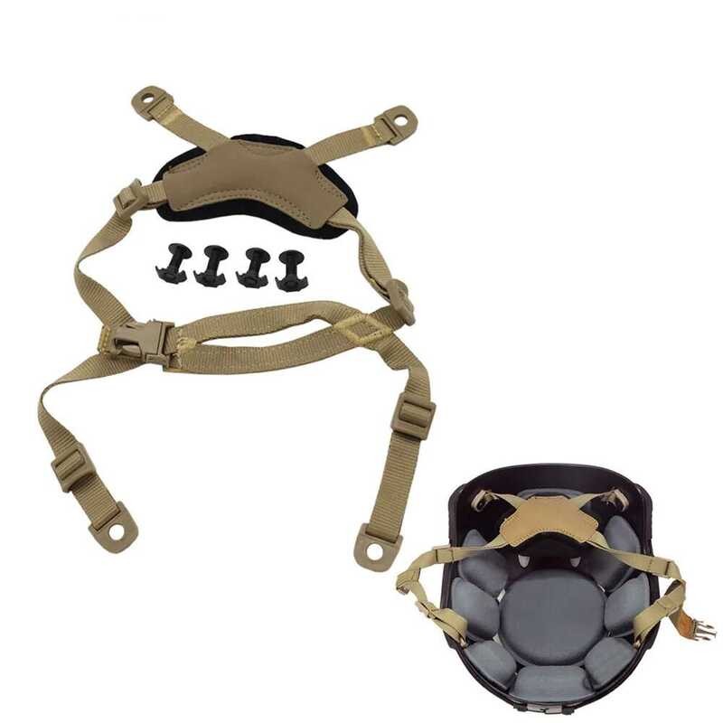 Tactical 3 86 Helmet General Suspension System X-Nape Adjustable Strap ...