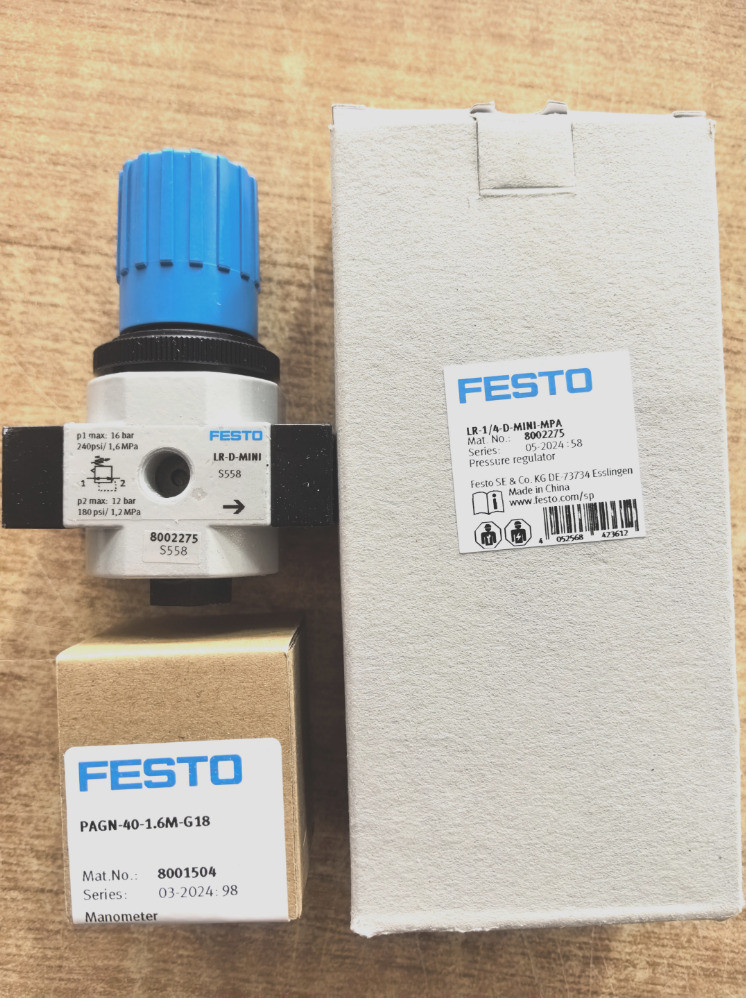 ㅍ Festo Festo pressure reducing valve 8002275 LR-1/4-D-MINI-MPA ...