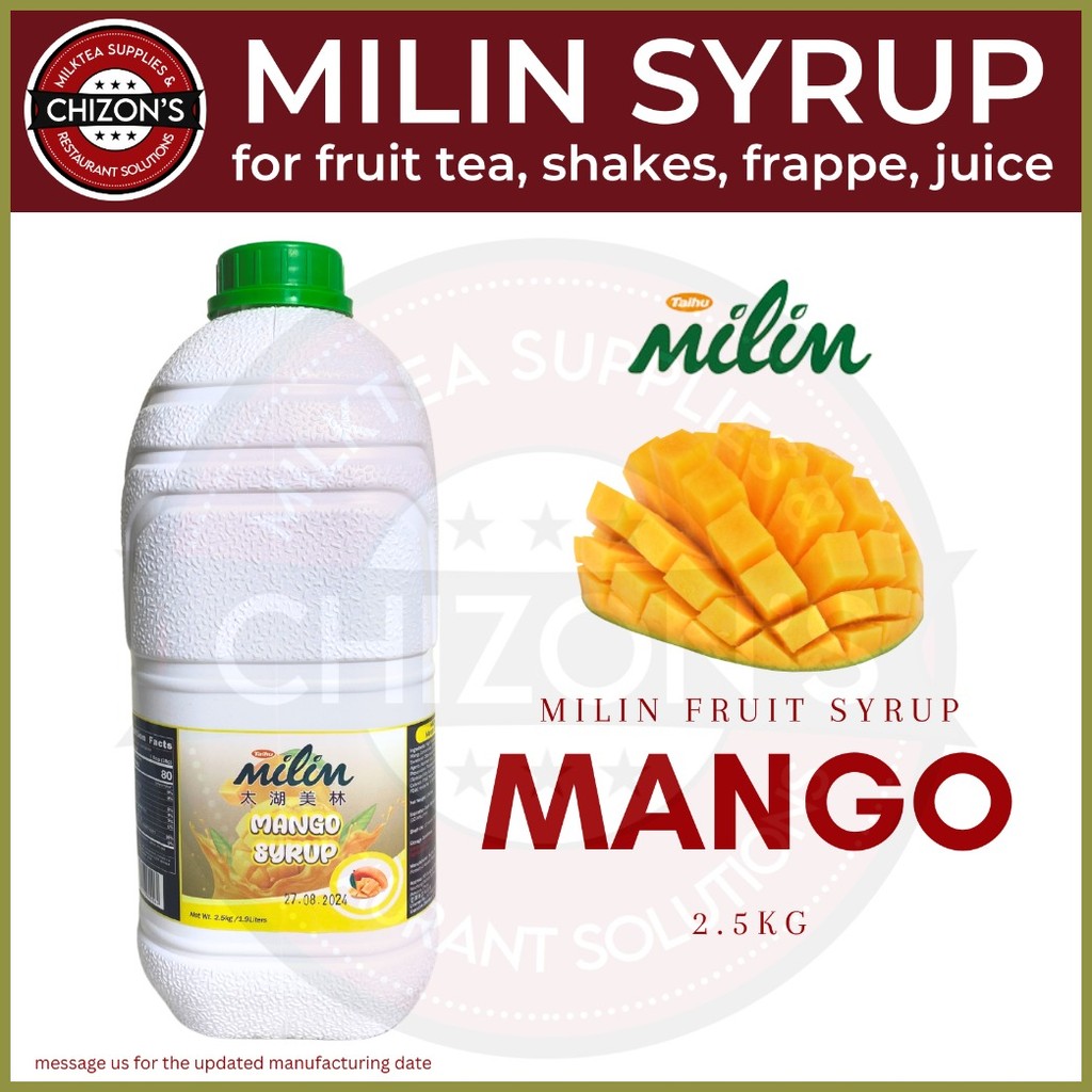 ๑ ۞ MILIN Mango High Concentrate Fruit Syrup 2.5kg Shake, Juice, Tea ...