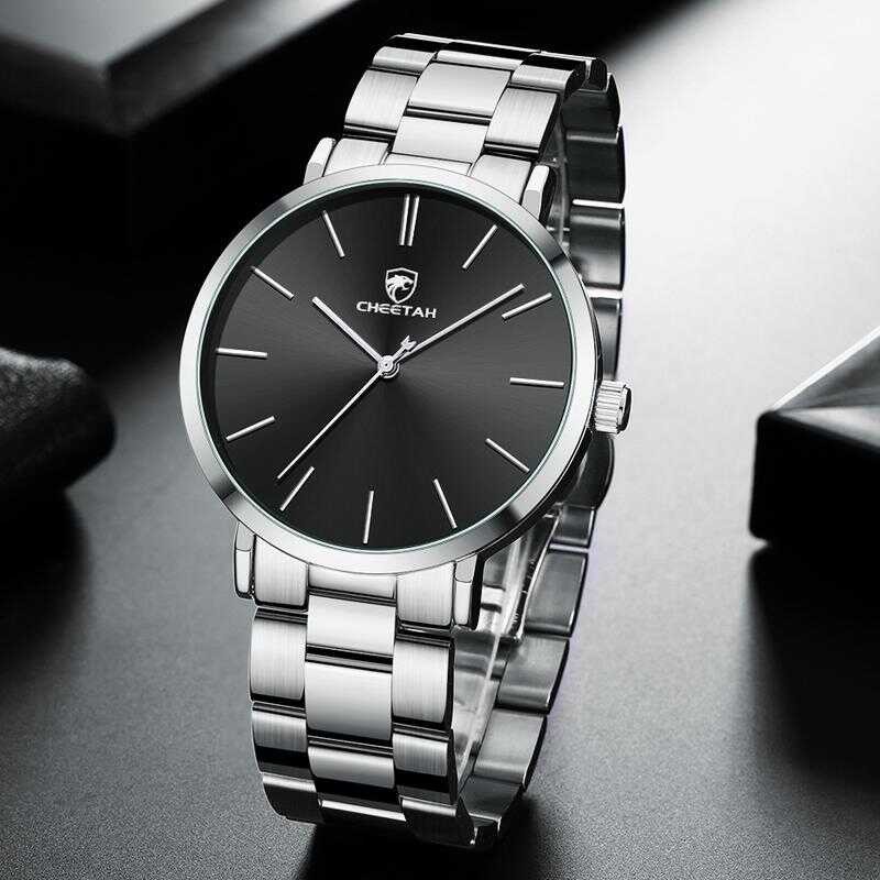 CHEETAH AFFUTE USA Quartz Watch Male Business Casual Simple Large Dial ...