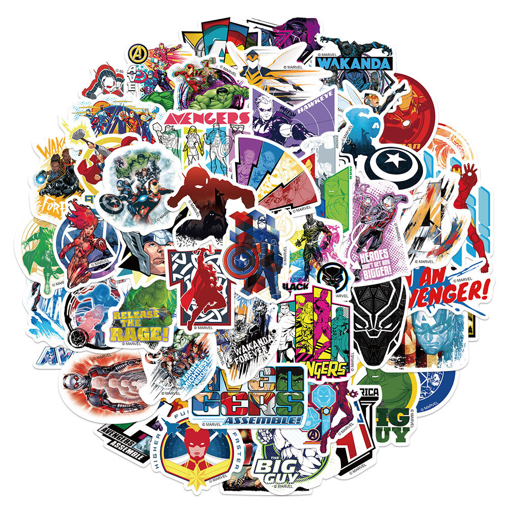 Marvel Ultimate Sticker Mega UV-Laminated Waterproof Decals for Tech ...