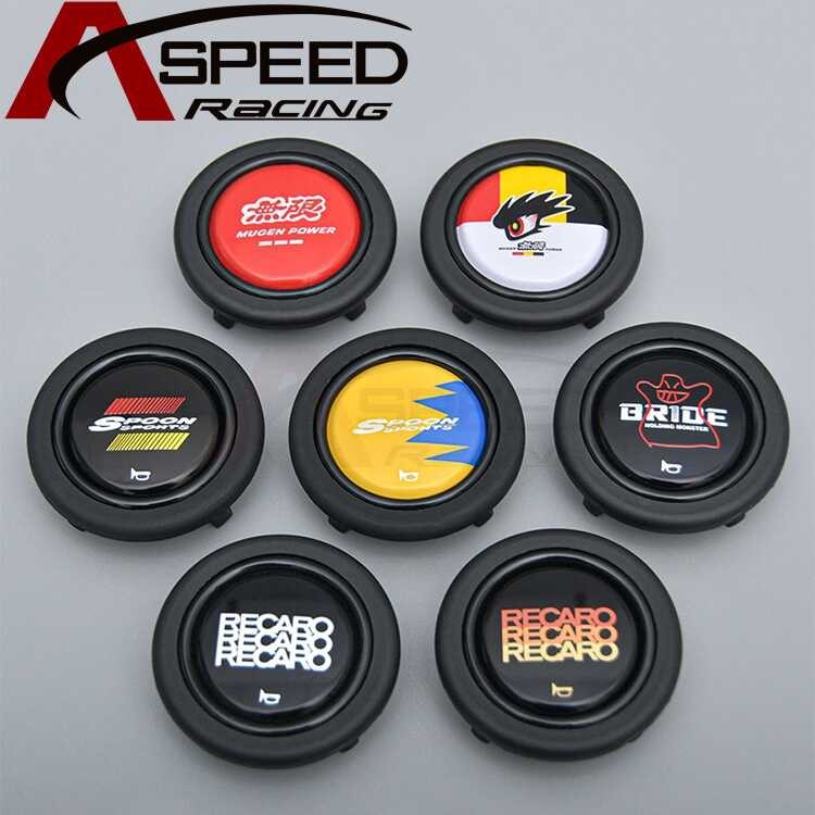 Honda SPOON Unlimited MUGEN RECARO BRIDE Modified Steering Wheel Horn ...