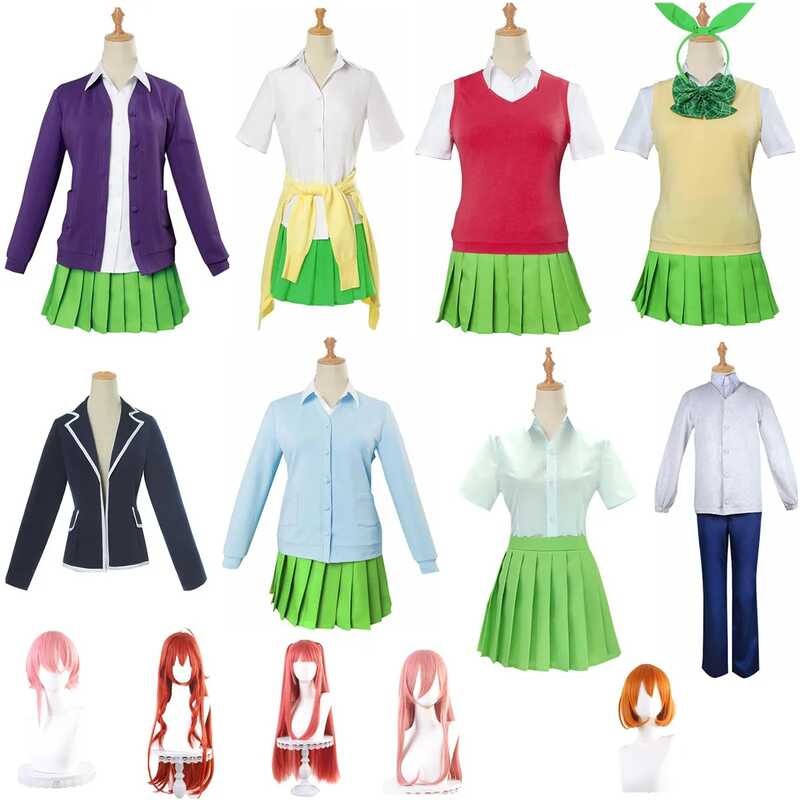 Anime The Quintessential Quintuplets Nakano Miku Nino Ichika Itsuki ...