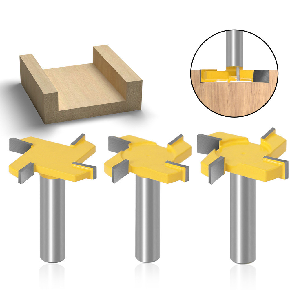 in stock 1/2" Shank Spoilboard Surfacing Router Bit, 4 Wings Slab ...