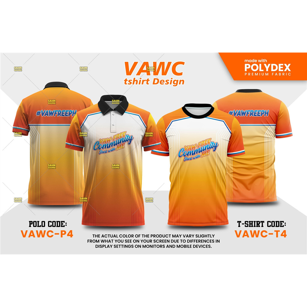 [READY STOCK] 2024 End VAW VAWC GAD TSHIRT ORANGE UNITED FOR VAW FREE ...