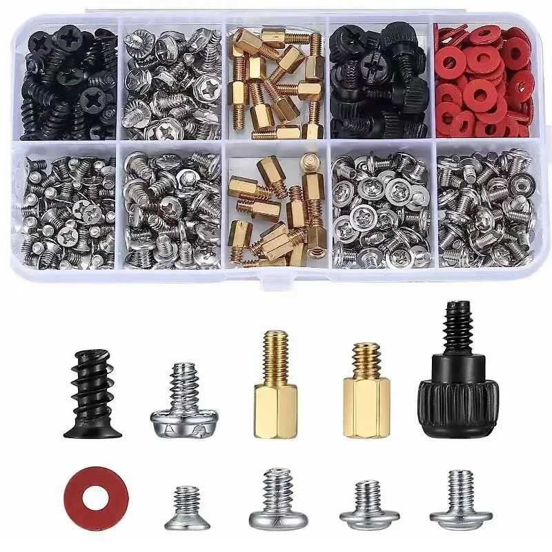Computer Boxed Screw Bolt PCB Port Standoffs Set Accessories Kit DIY ... Computer Boxed Screw Bolt PCB Port Standoffs Set Accessories Kit DIY ...