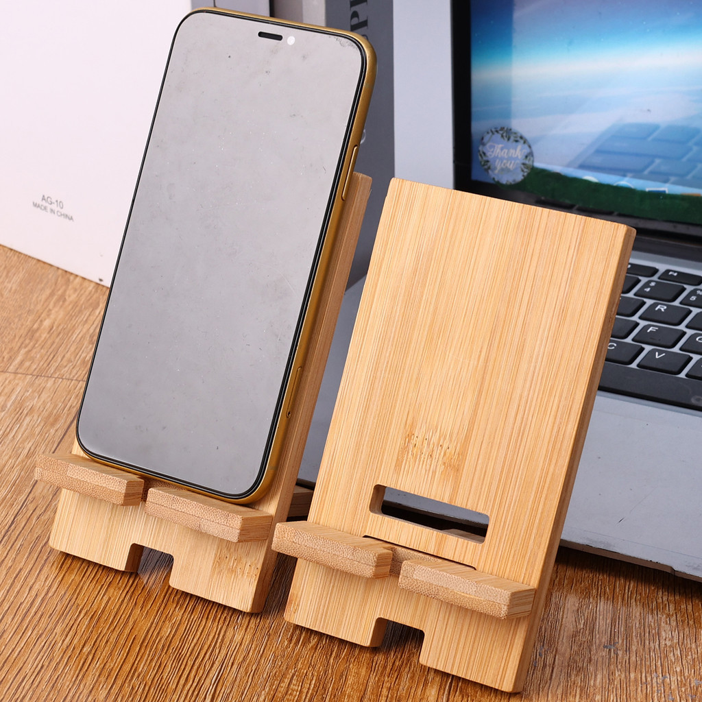 New Upgrade Desktop Wooden Desktop Phone Stand - Practical Wooden ...