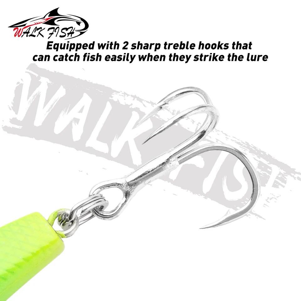 WALK FISH 1Piece 13g 30g 34g VIB Fishing Lure 3D Eyes Sinking Hard Bait ...