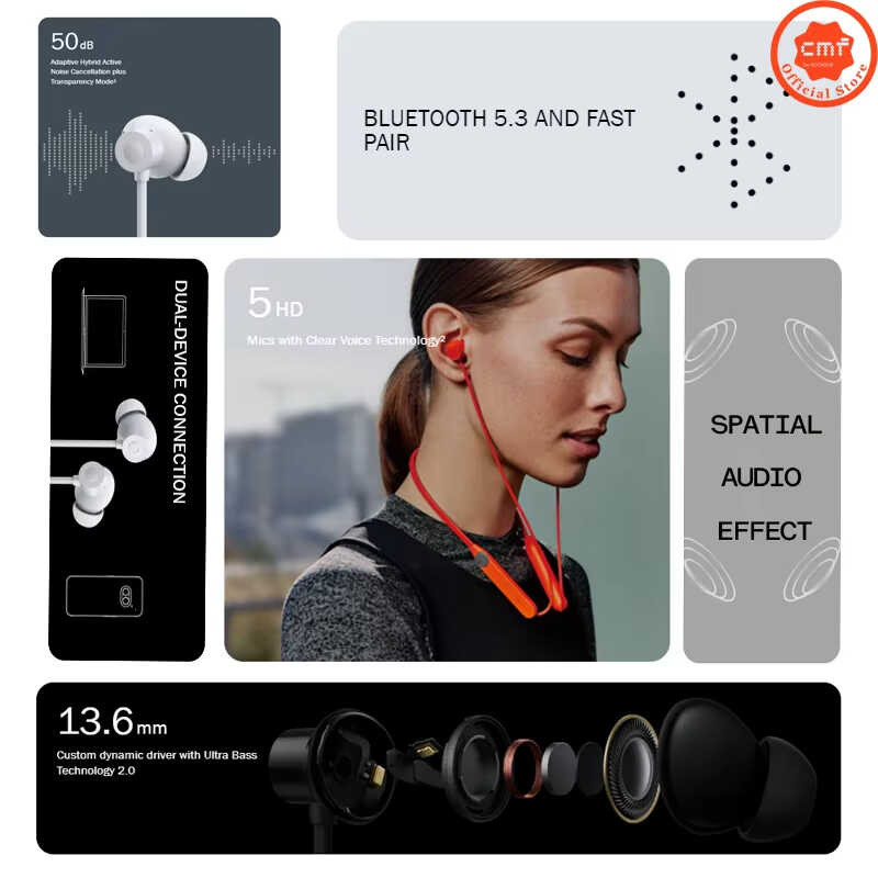 NEW CMF By Nothing Neckband Pro Hanging Neck Wireless Noise Reduction ...