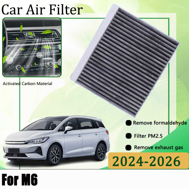 For BYD M6 2024 2025 2026 Auto Activated Carbon Cabin Air Conditioning ...