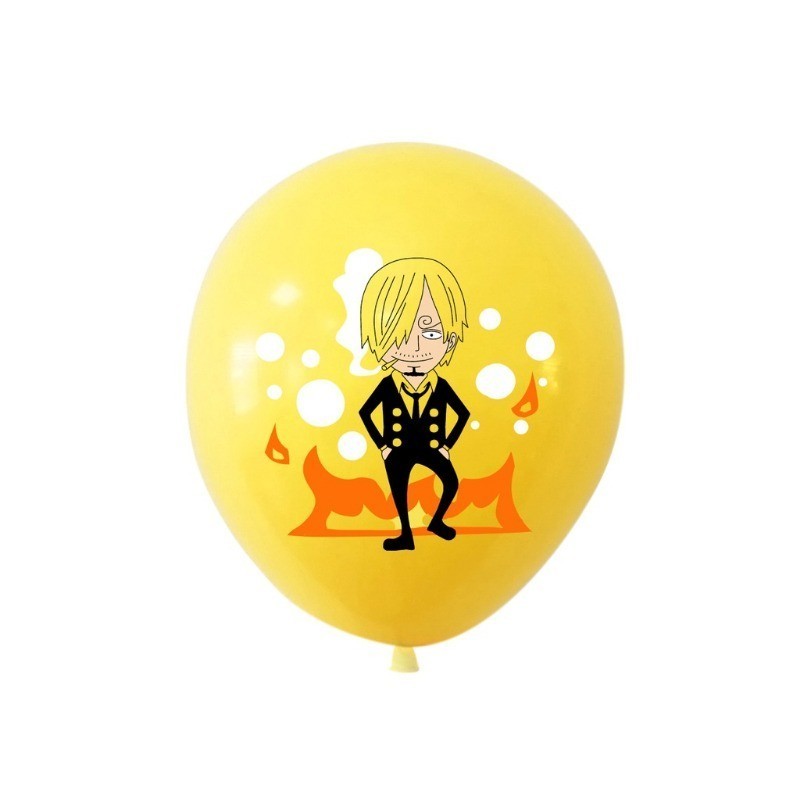 One Piece Birthday Party Latex Balloon Decoration Skeleton Luffy ...