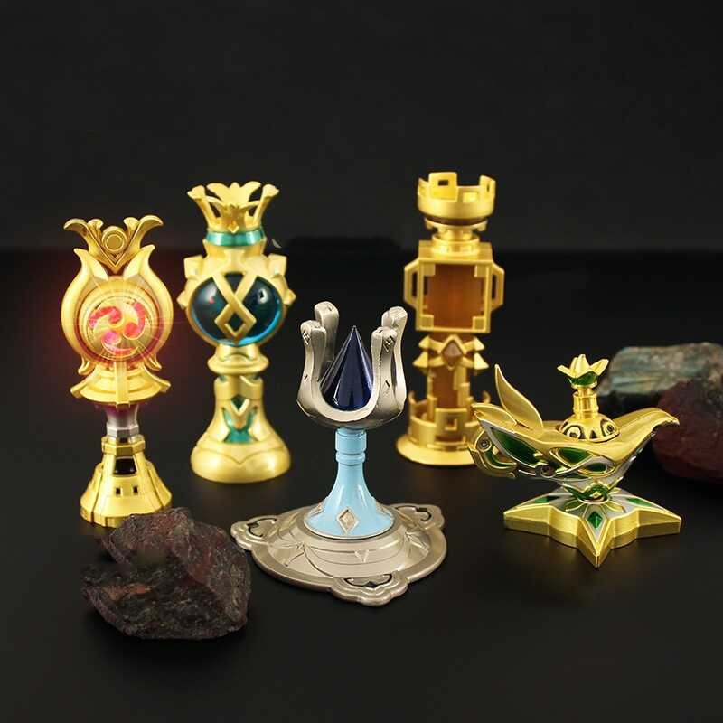 C9c High Quality Genshin Impact Keychain Metal Sword Weapons Skyward ...