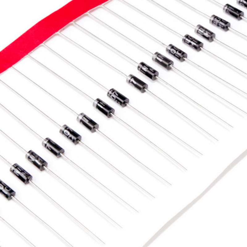 Braided Tape In-Line 1N4007 IN4007 Rectifier Diode MIC 1A/1200V (50 ...