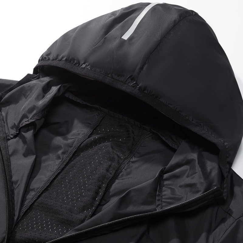 Waterproof Men Windbreaker UV Protection Hoodie Sports Outdoor Jacket ...